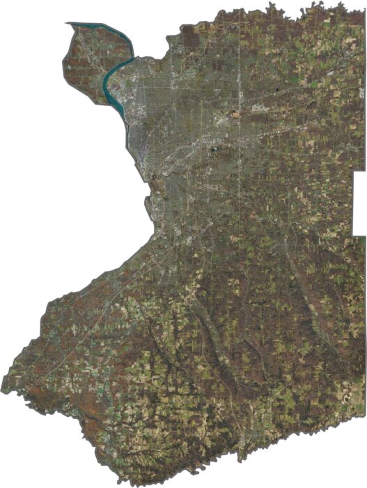 Erie County Map, New York - US County Maps