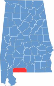 Escambia County Map, Alabama - US County Maps