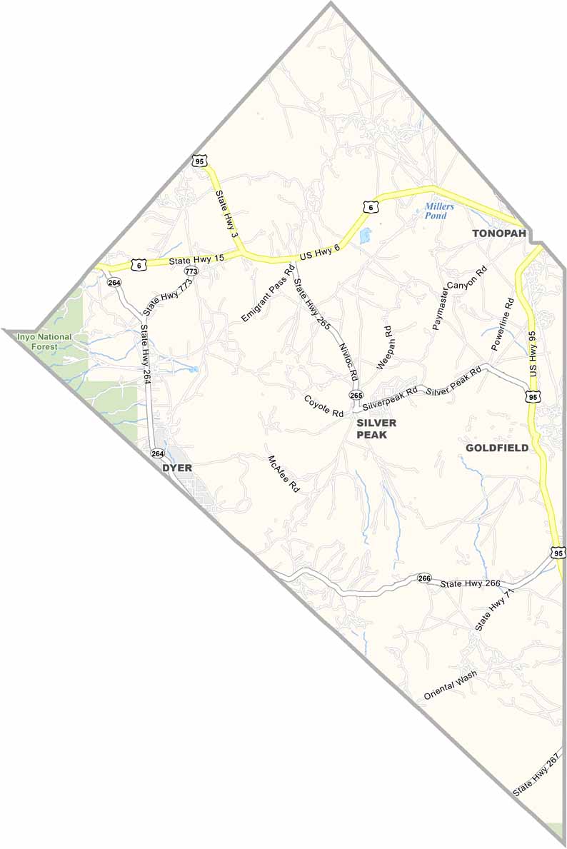 Carson City Map Nevada US County Maps
