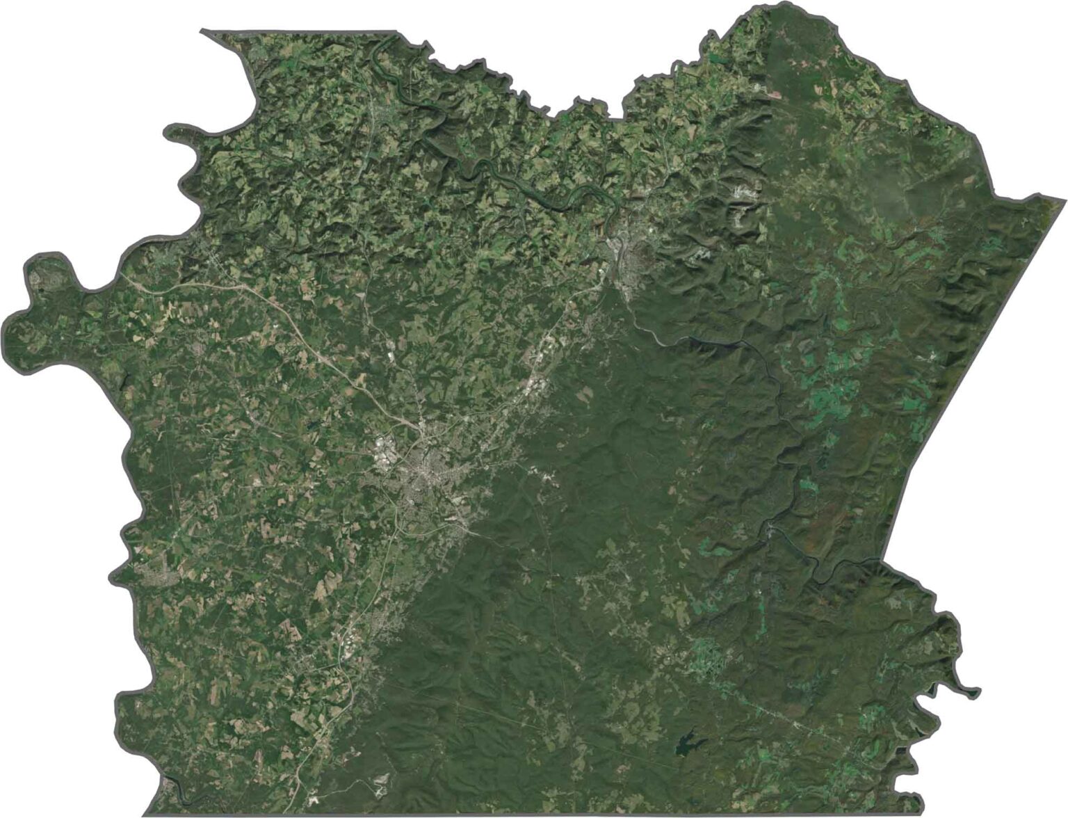 Fayette County Map, Pennsylvania - US County Maps
