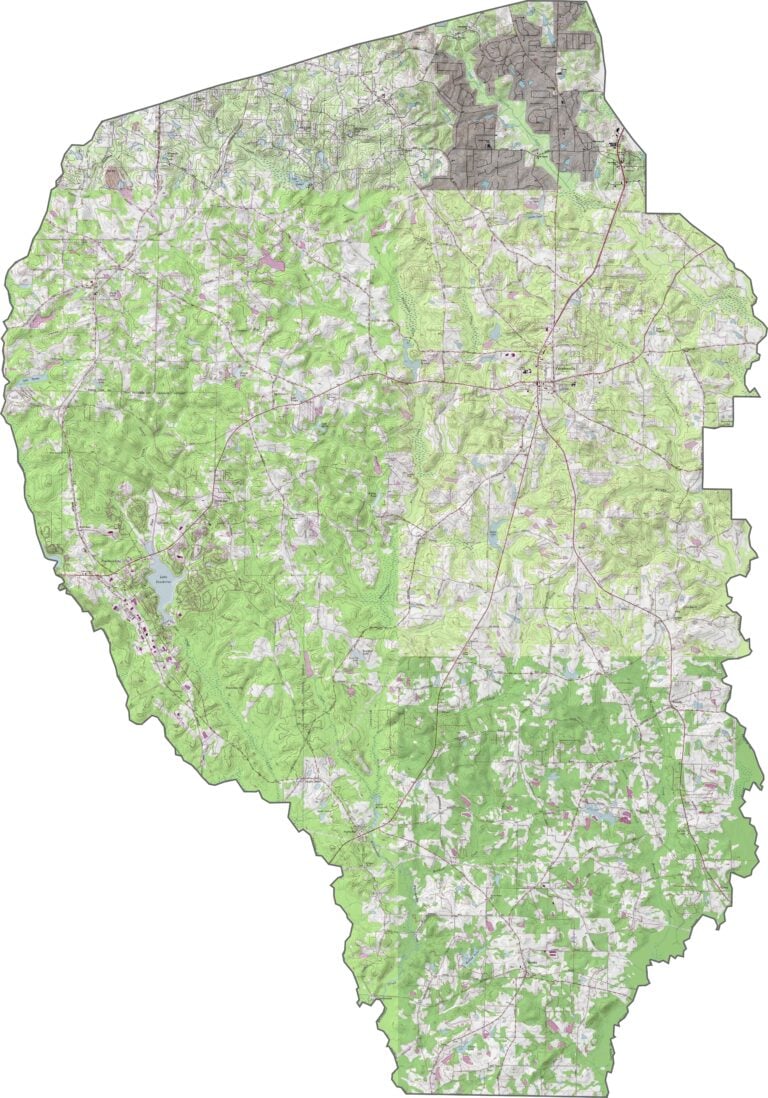 Fayette County Map, Georgia - US County Maps