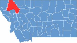 Flathead County Map, Montana - US County Maps
