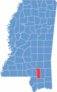 Forrest County Map, Mississippi - US County Maps