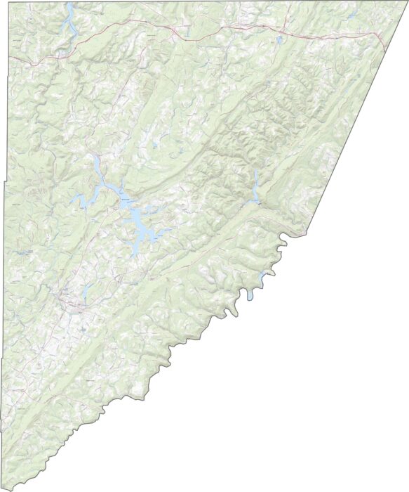 Garrett County Map, Maryland - US County Maps