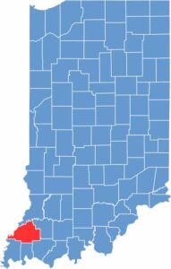 Gibson County Map, Indiana - US County Maps