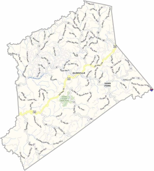 Ohio County Map, West Virginia - US County Maps