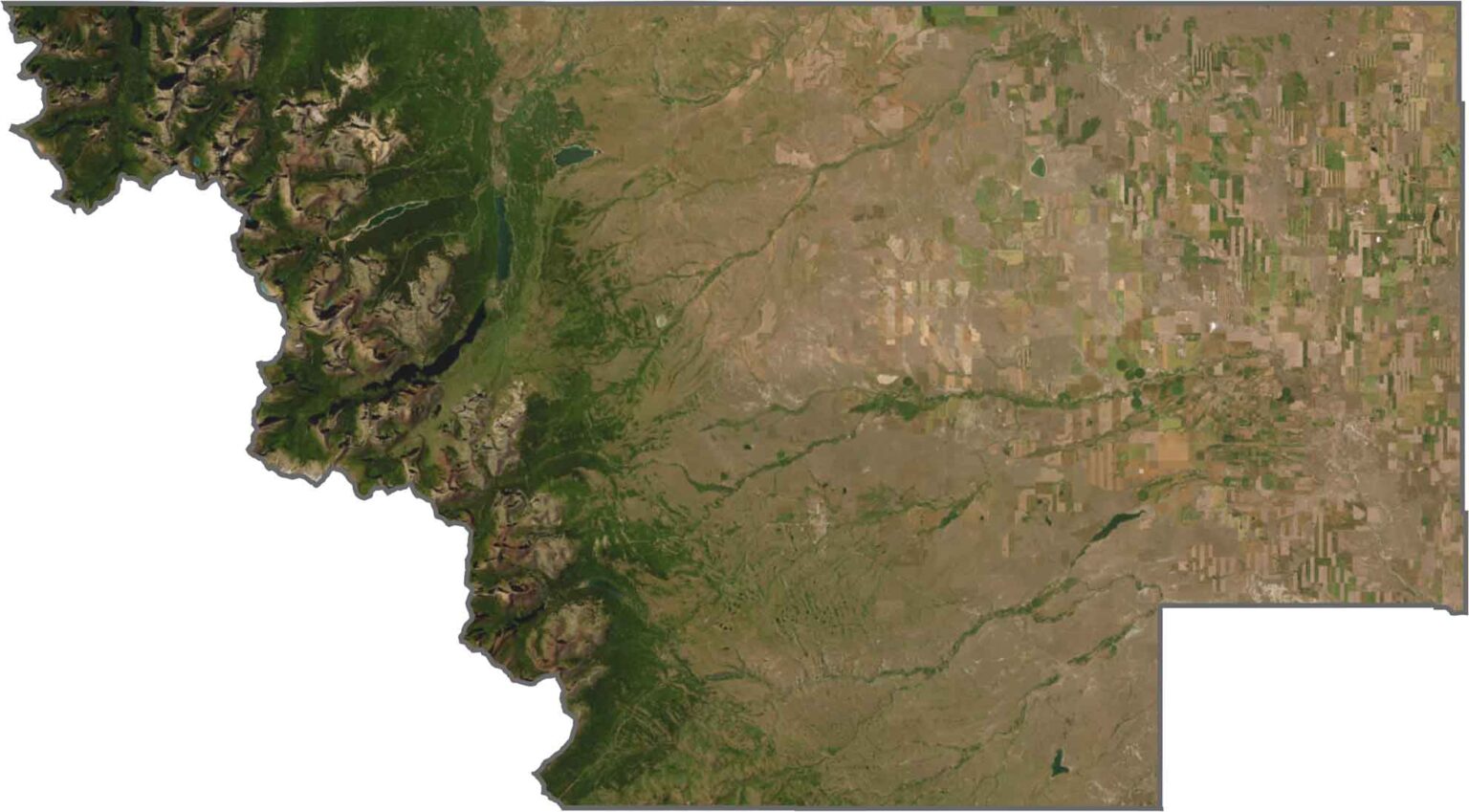 Glacier County Map, Montana - US County Maps