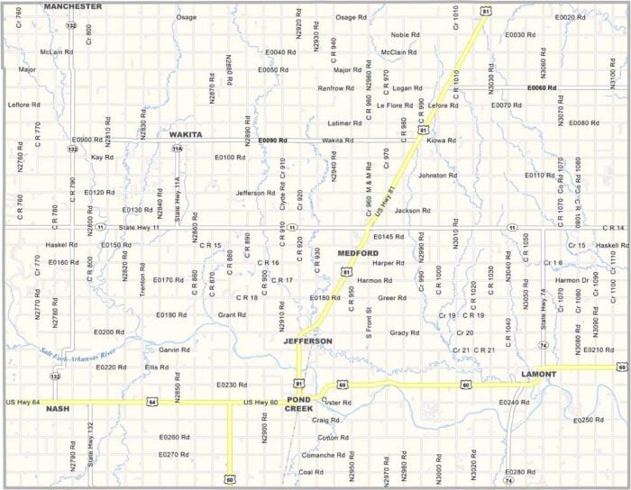 Oklahoma County Map - US County Maps