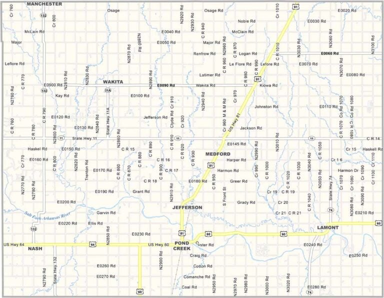 Oklahoma County Map - US County Maps