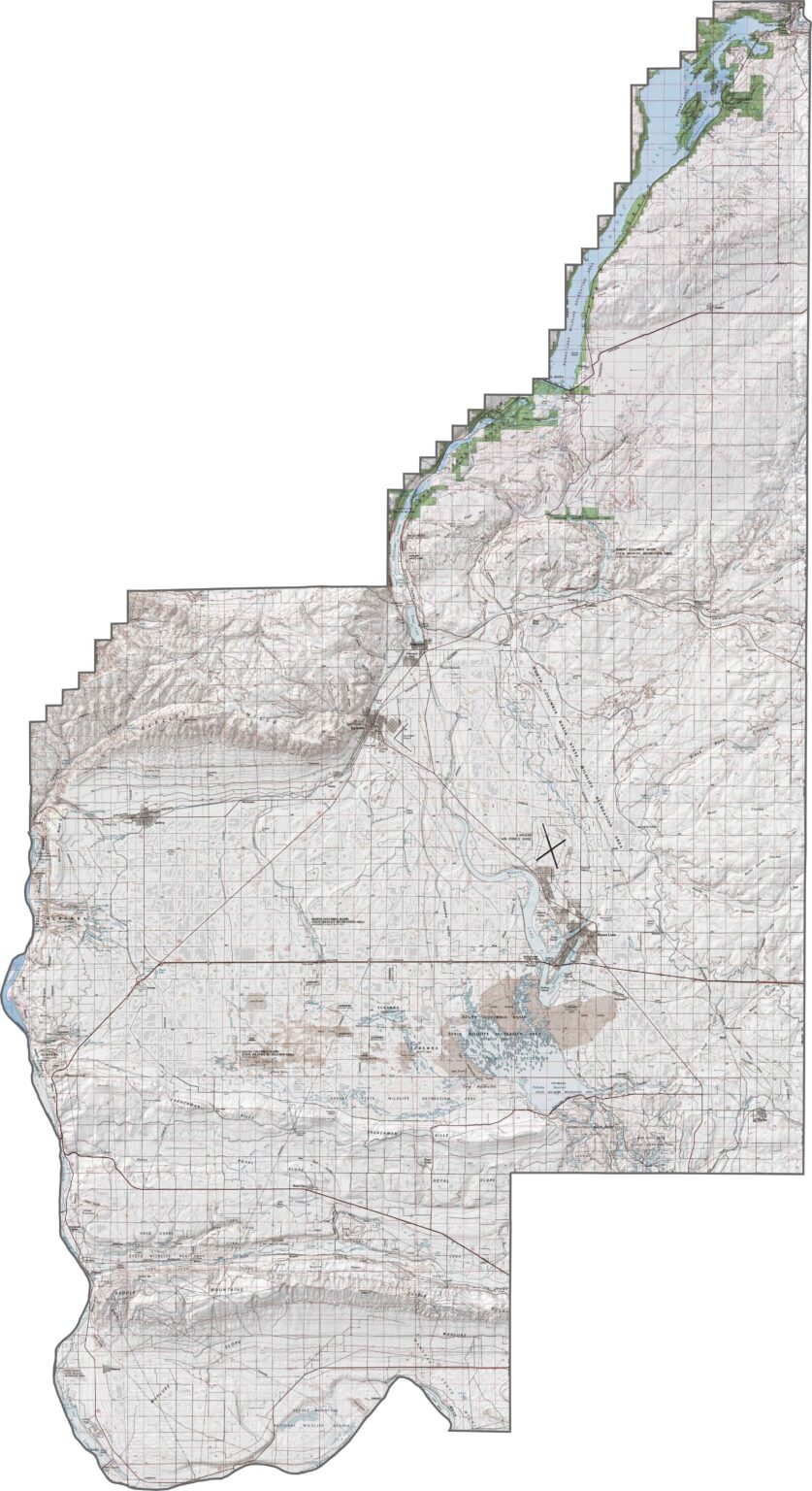 Grant County Map, Washington - US County Maps