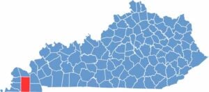 Graves County Map, Kentucky - US County Maps
