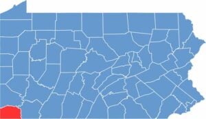 Greene County Map, Pennsylvania - US County Maps