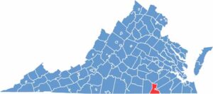 Greensville County Map, Virginia - US County Maps
