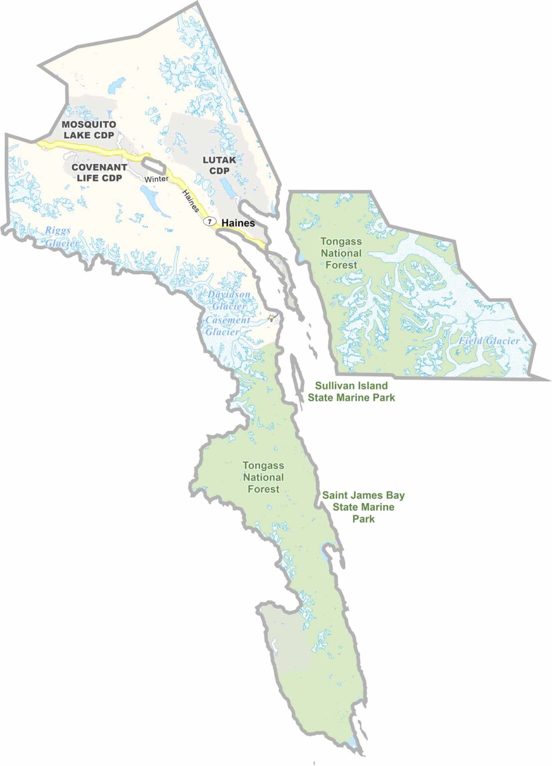 Alaska Borough Map - US County Maps
