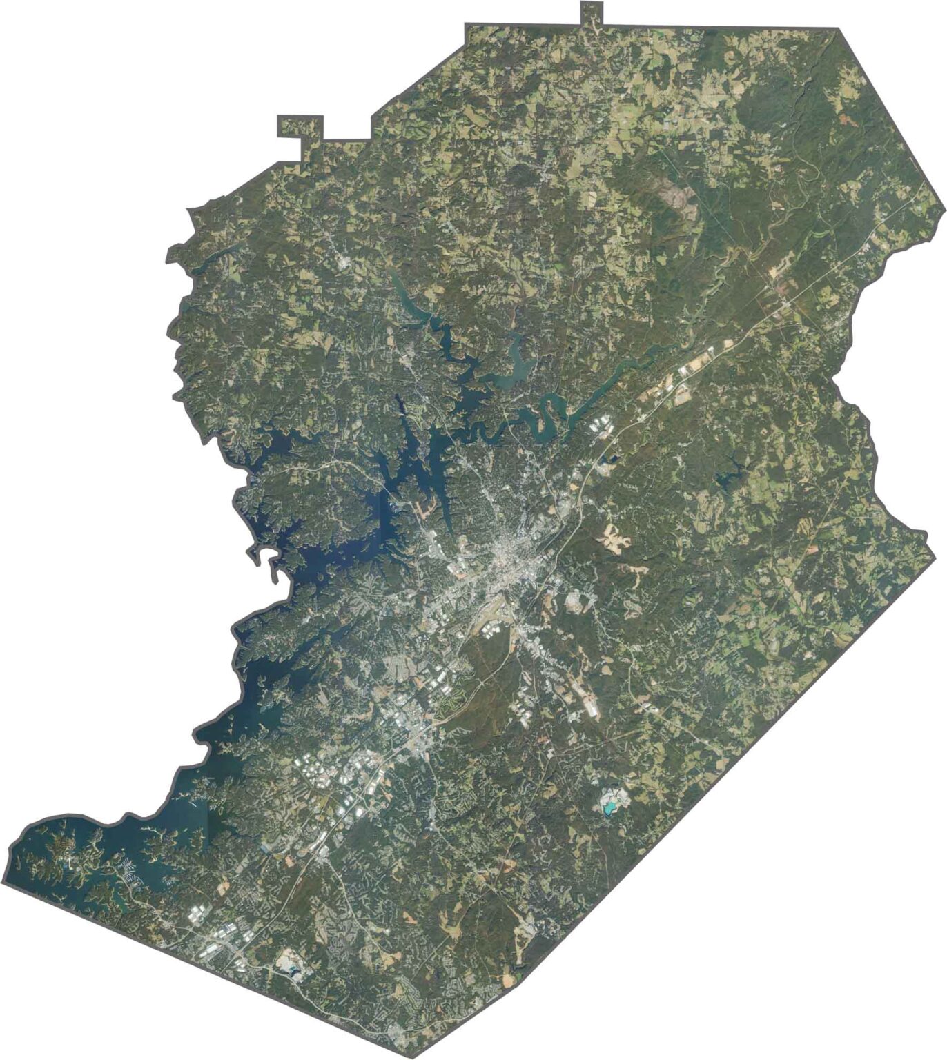Hall County Map, Georgia - US County Maps