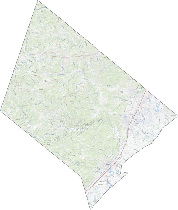 Hays County Map, Texas - US County Maps