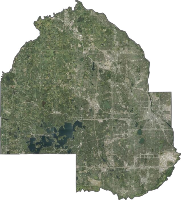 Hennepin County Map, Minnesota - US County Maps