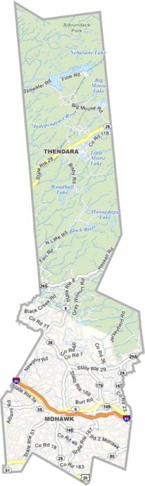 New York County Map - US County Maps