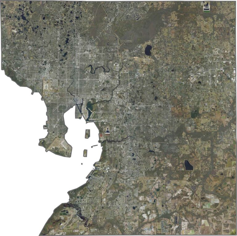 Hillsborough County Map, Florida - US County Maps