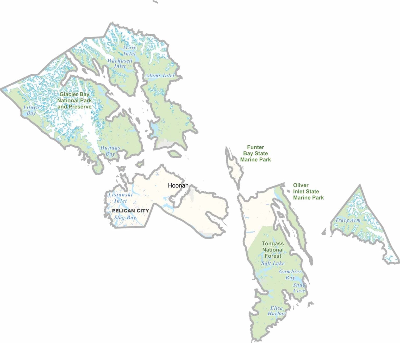 Alaska Borough Map - US County Maps
