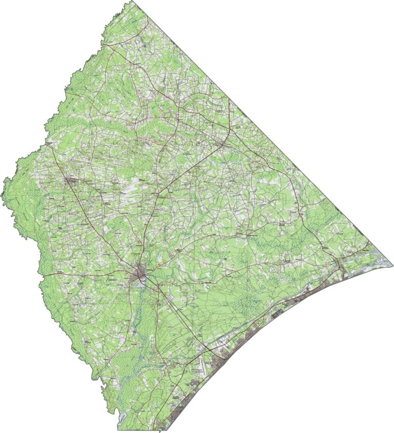 Horry County Map, South Carolina - US County Maps
