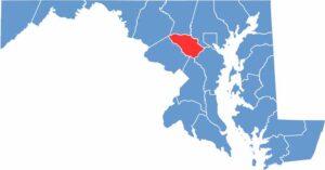 Howard County Map, Maryland - US County Maps
