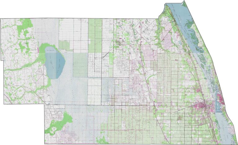 Indian River County Map, Florida - US County Maps
