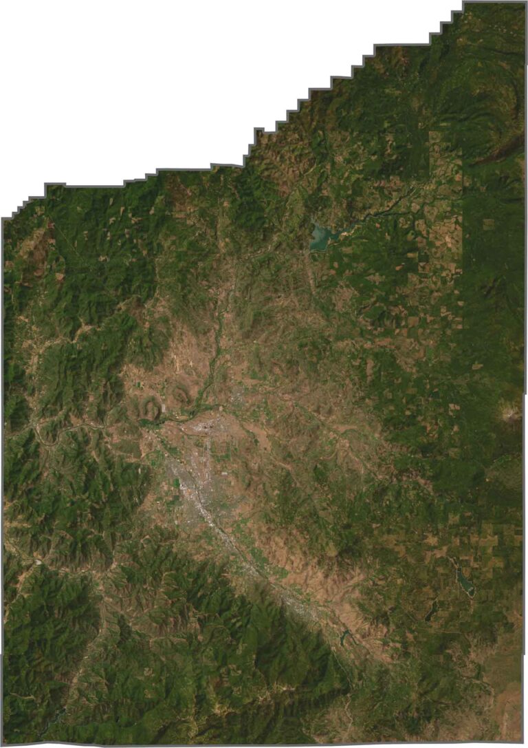 Jackson County Map, Oregon - US County Maps