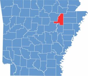 Jackson County Map, Arkansas - US County Maps