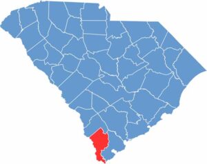 Jasper County Map, South Carolina - US County Maps