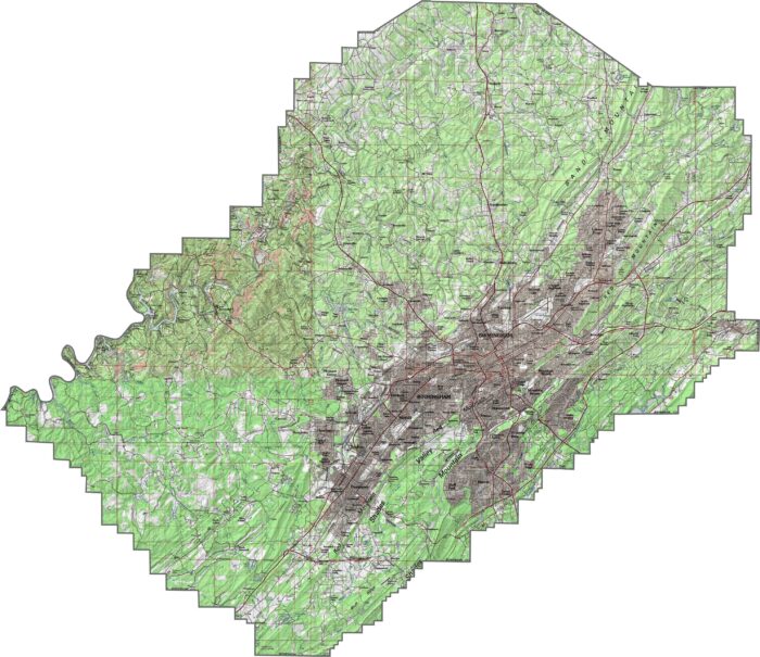 Jefferson County Map, Alabama - US County Maps