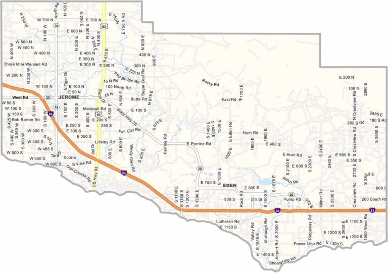 Idaho County Map - US County Maps