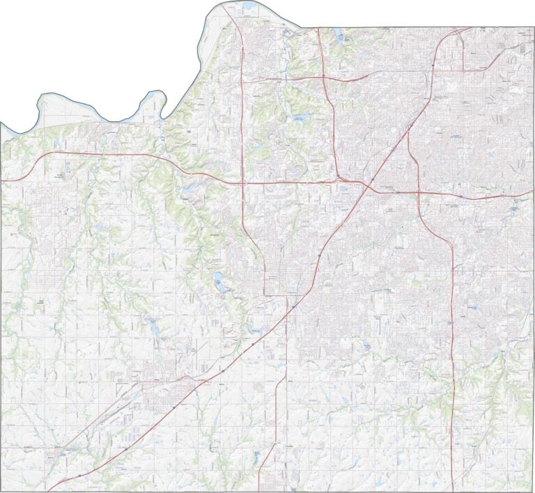 Johnson County Map, Kansas - US County Maps