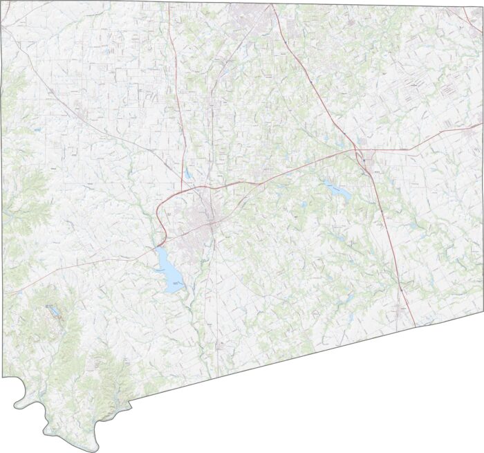 Johnson County Map, Texas - US County Maps