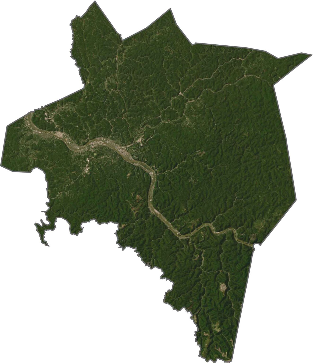 Kanawha County Map, West Virginia - US County Maps