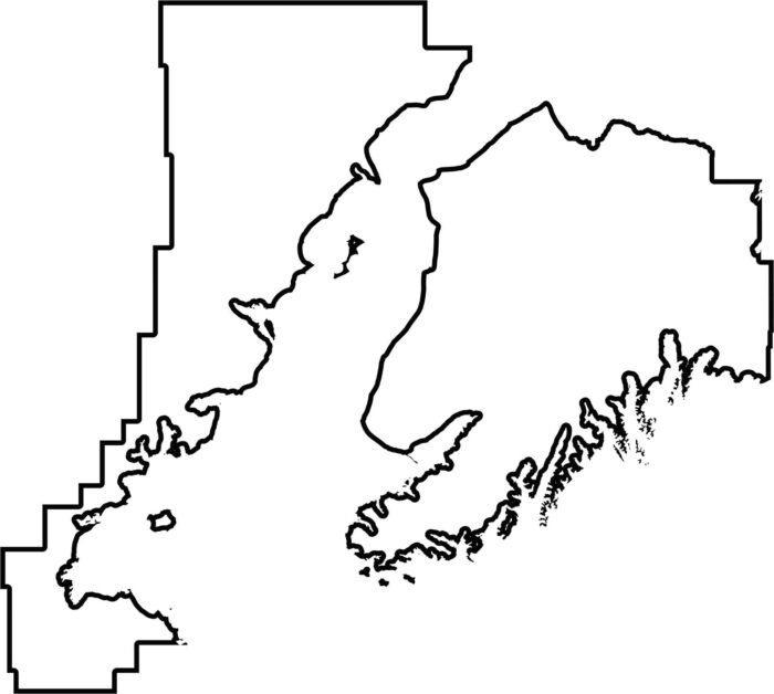Kenai Peninsula Borough Map, Alaska - US County Maps
