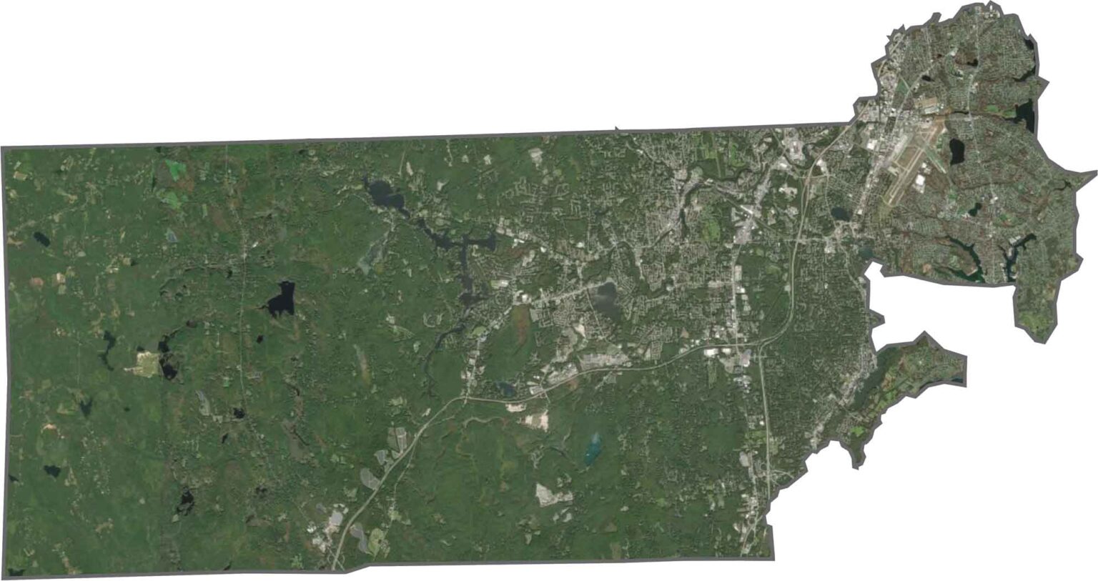 Kent County Map, Rhode Island - US County Maps