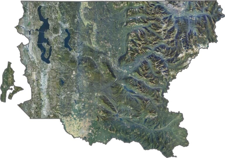 King County Map, Washington - US County Maps
