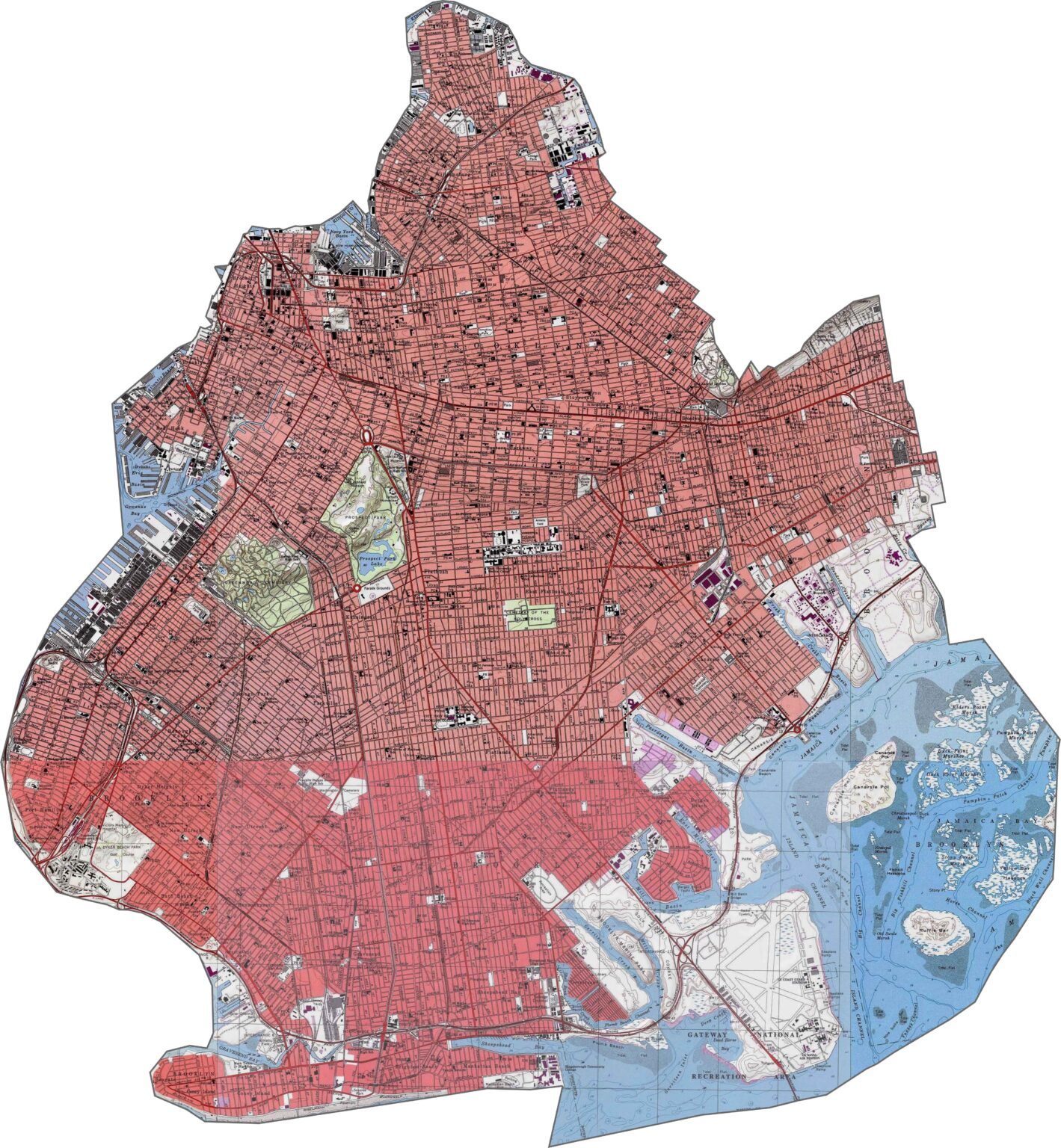 Kings County Map, New York - US County Maps