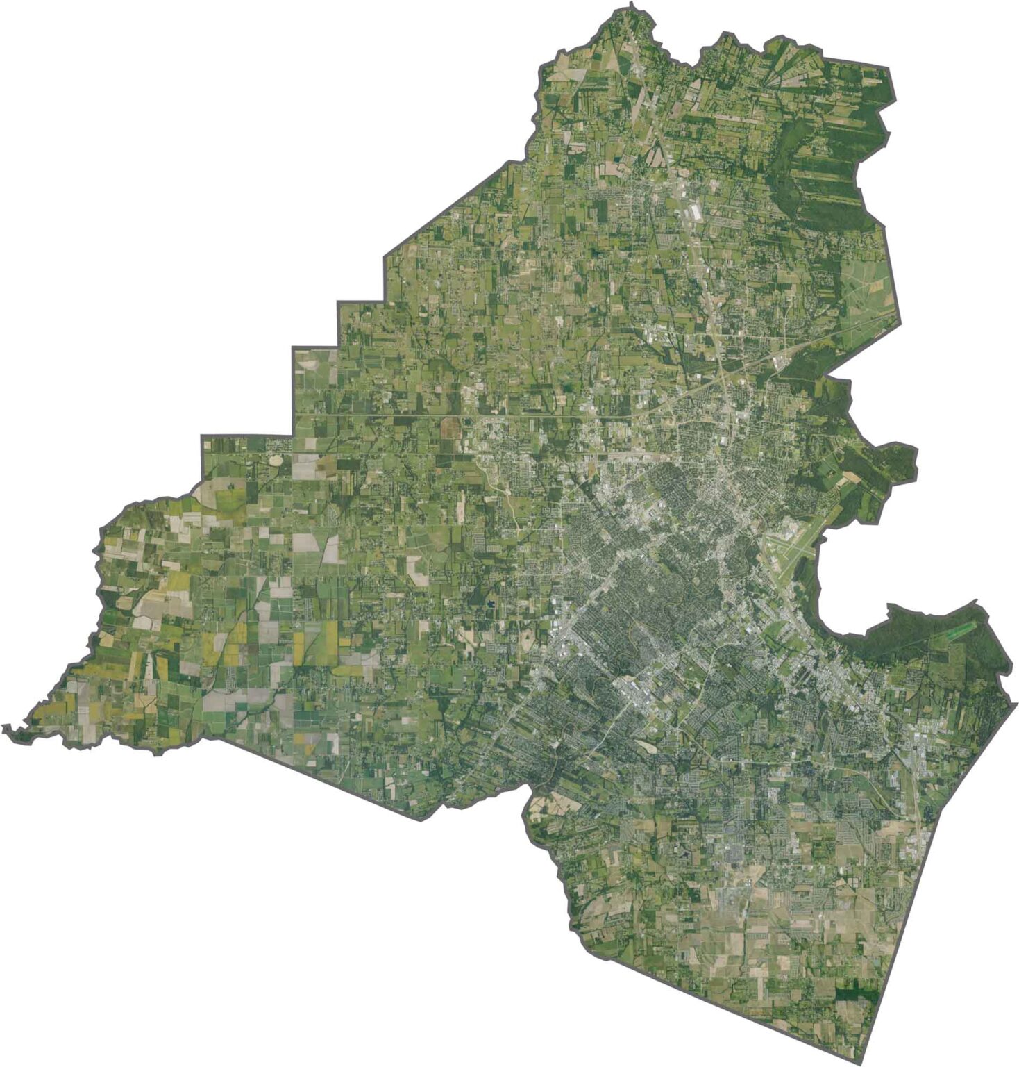 Lafayette Parish Map, Louisiana - US County Maps