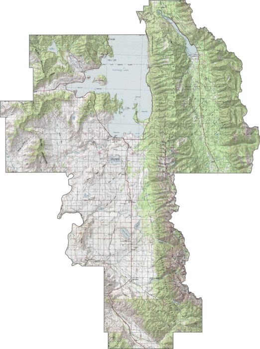 Lake County Map, Montana - US County Maps