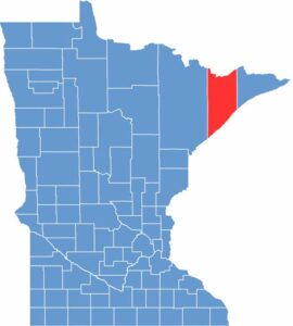 Lake County Map, Minnesota - US County Maps