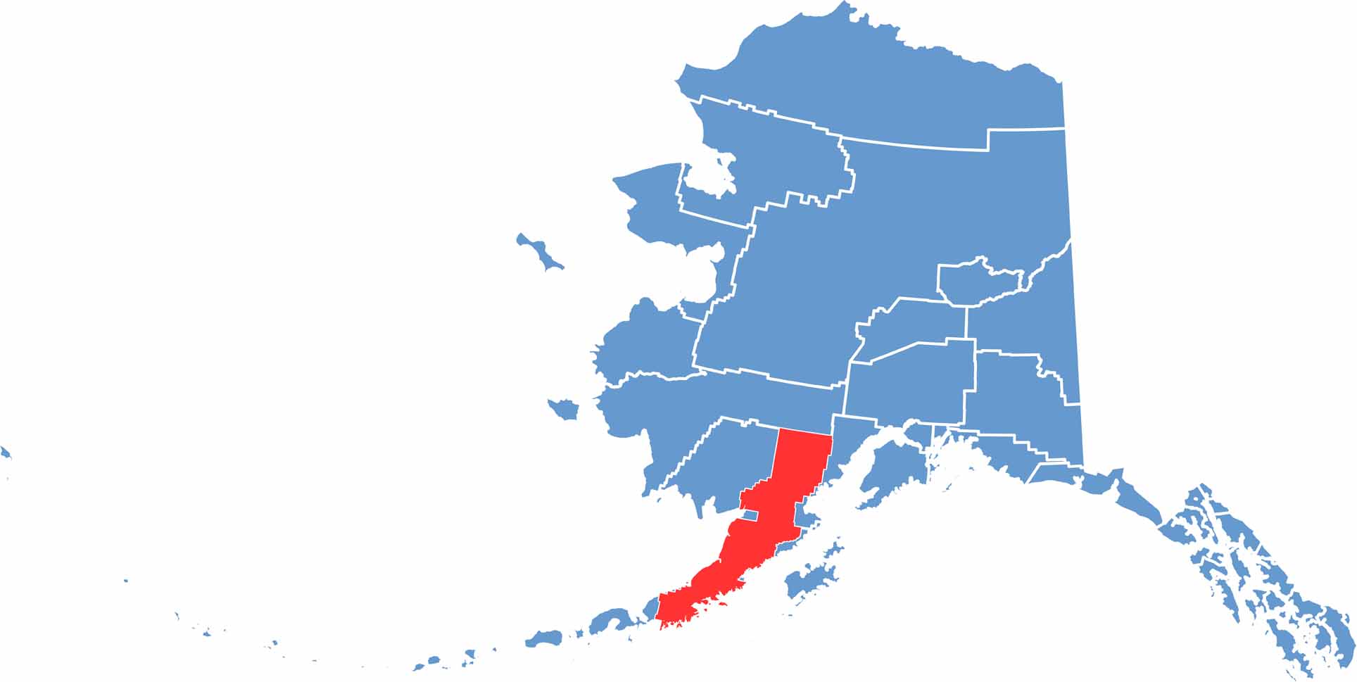 Lake and Peninsula Borough Map, Alaska - US County Maps