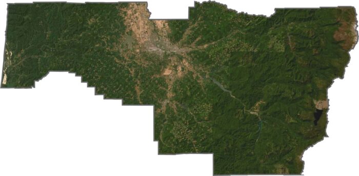 Lane County Map, Oregon - US County Maps