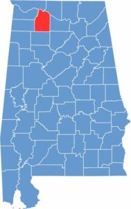 Lawrence County Map, Alabama - US County Maps