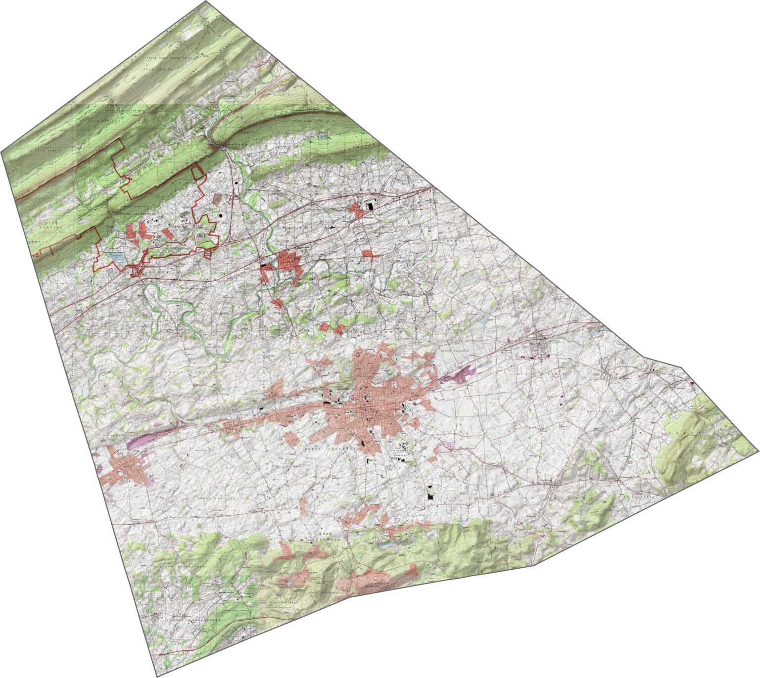 Lebanon County Map, Pennsylvania - US County Maps