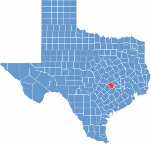 Lee County Map, Texas - US County Maps