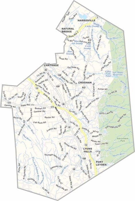 Oneida County Map, New York - US County Maps