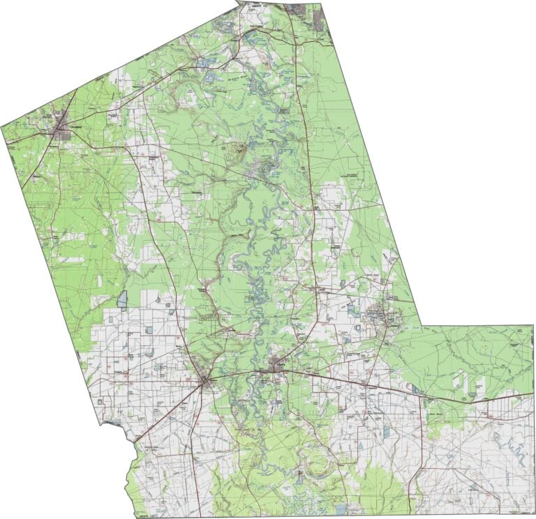 Liberty County Map, Texas - US County Maps