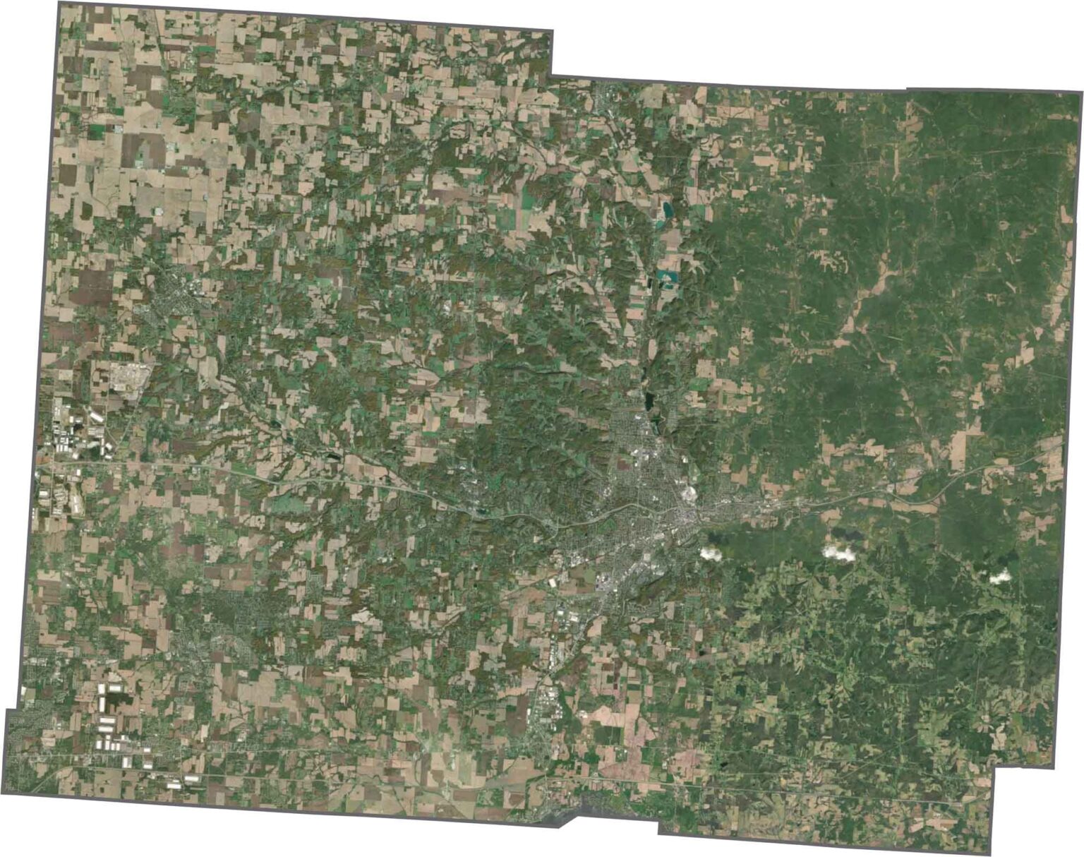 Licking County Map, Ohio - US County Maps